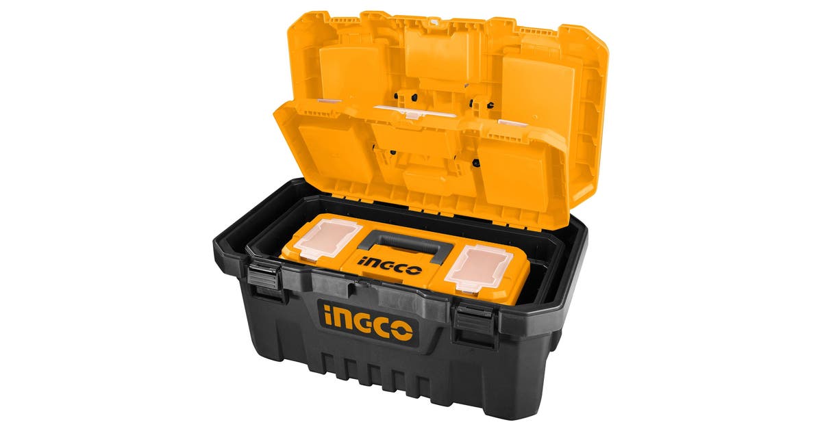 Ingco 3 Pieces Plastic Tool Box Set - PBXK0301 - Farmline